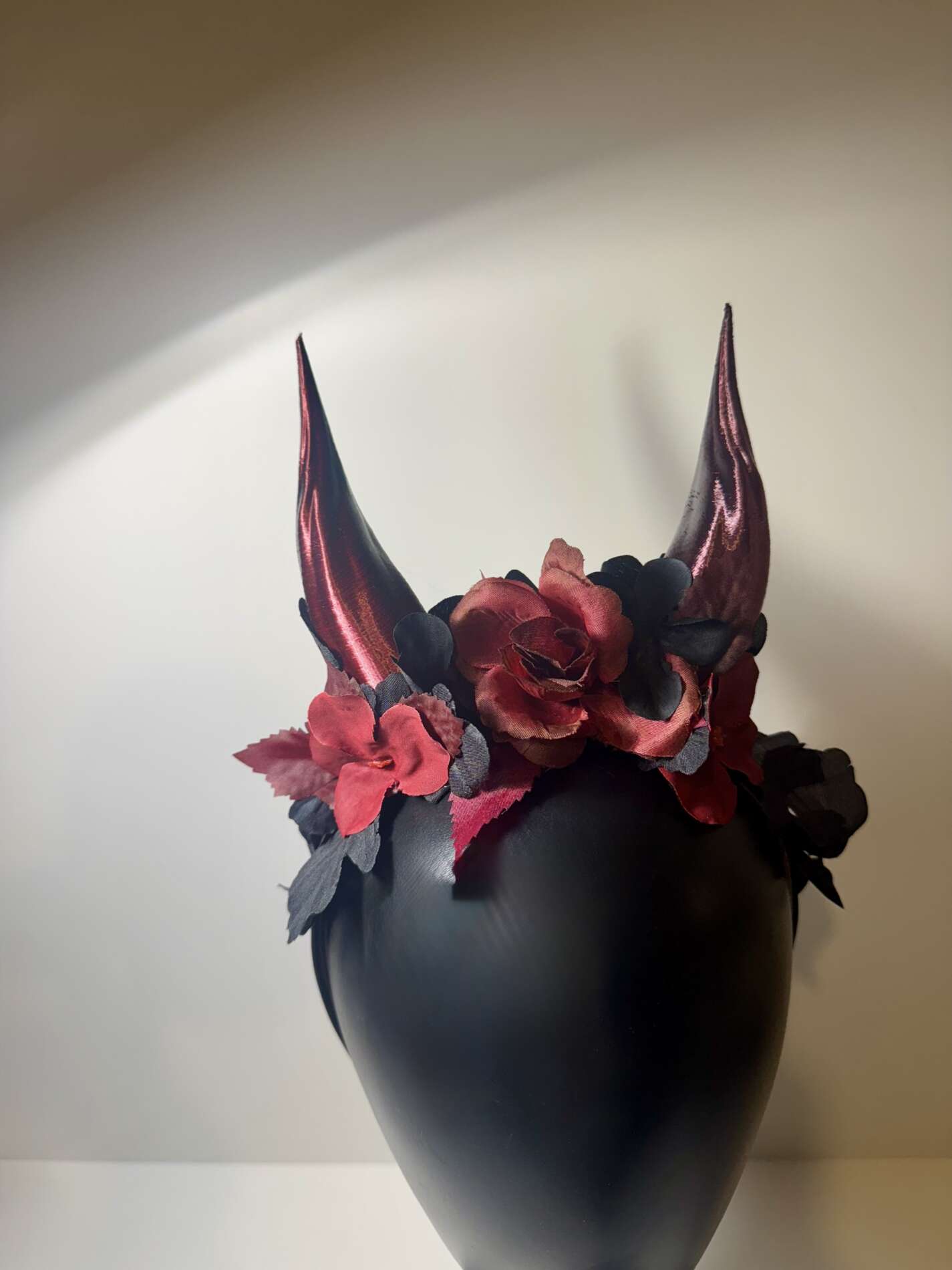 Dragon horns, red & black 1 - FeatherStone Florals