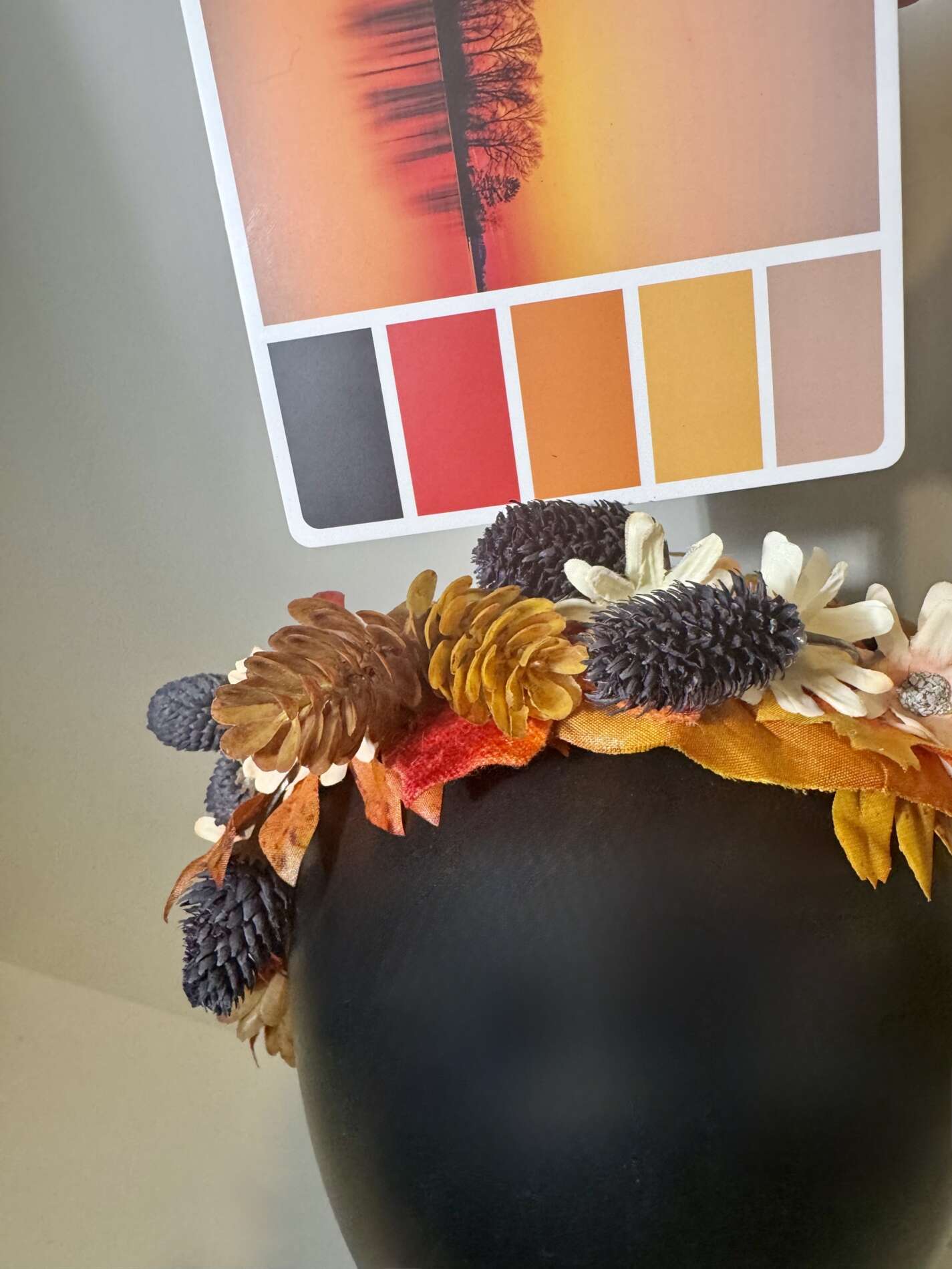 Autumn Headband (Card of the Day) - FeatherStone Florals